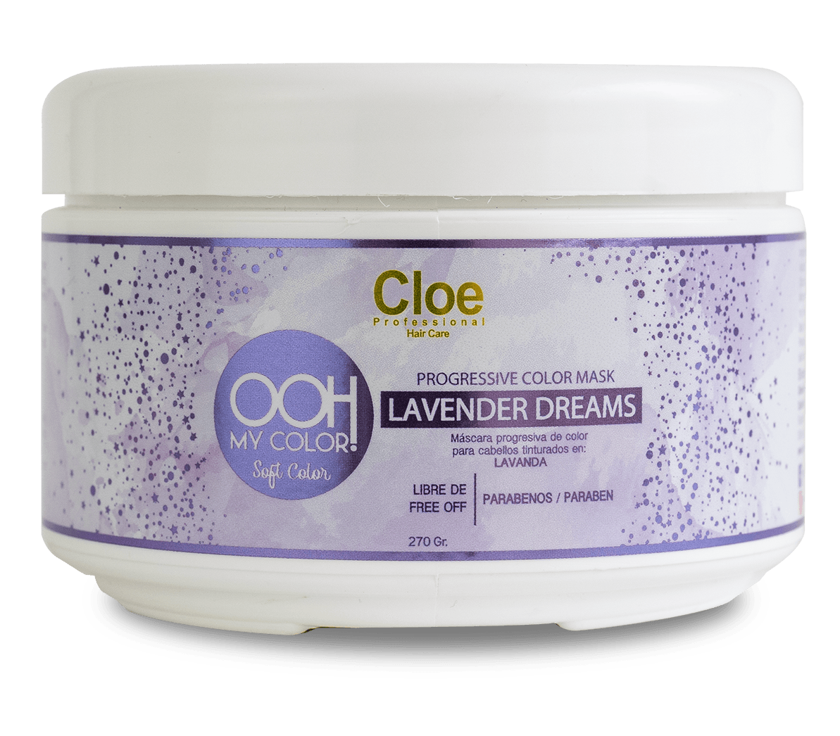 OOH MY COLOR - SOFT COLOR MASK - LAVENDER DREAMS 270 grs. – SELFIE