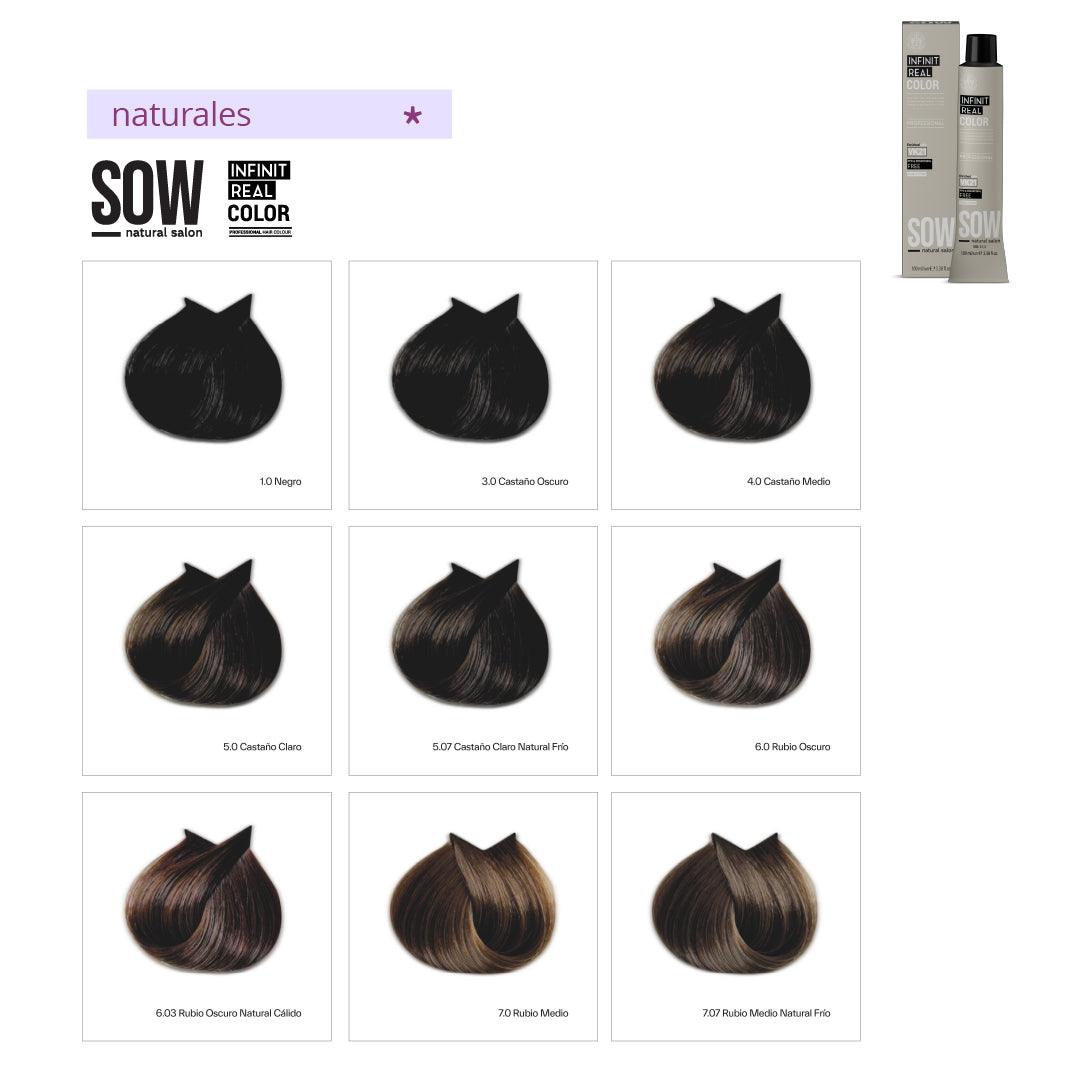 INFINIT REAL COLOR - NATURALES - Coloración Permanente - 100ml – SELFIE