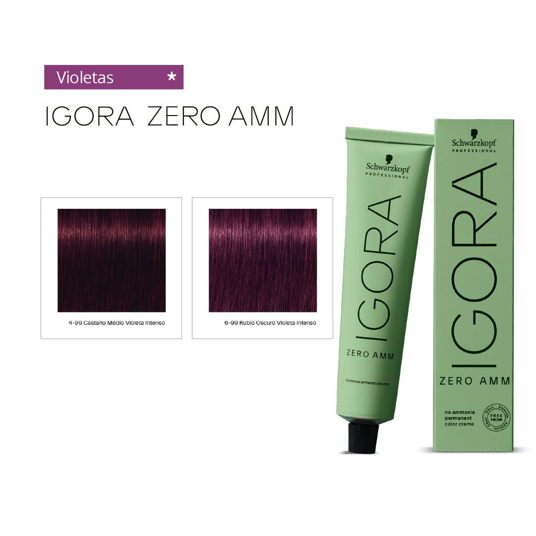 IGORA ZERO - VIOLETAS - Coloración Permanente SIN Amoníaco - 60ml – SELFIE
