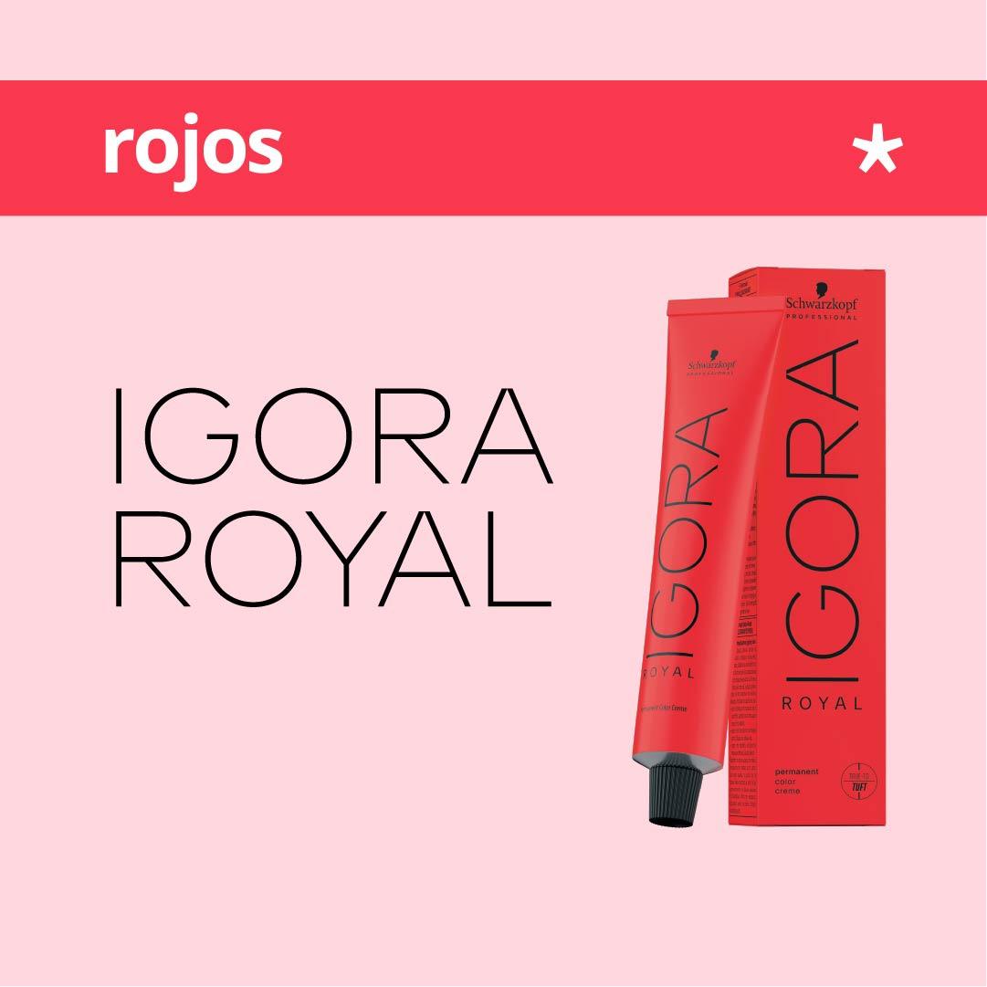 IGORA ROYAL - ROJOS - Coloración Permanente - 60ml – SELFIE
