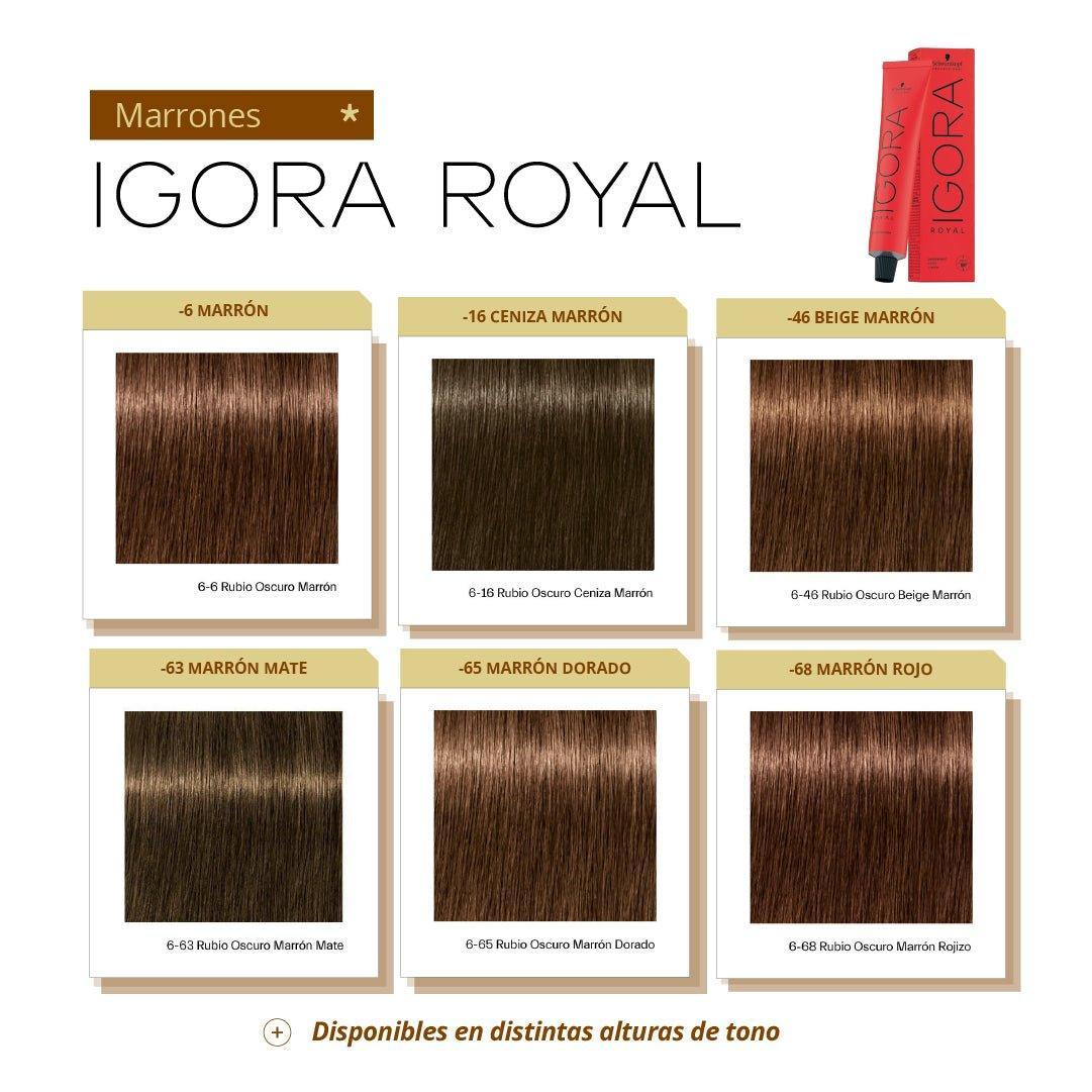 IGORA ROYAL - MARRONES - Coloración Permanente - 60ml – SELFIE
